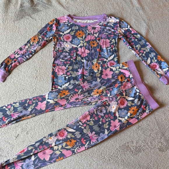 Little Sleepies | Pajamas | Little Sleepies Floral Kids Pajama Set ...